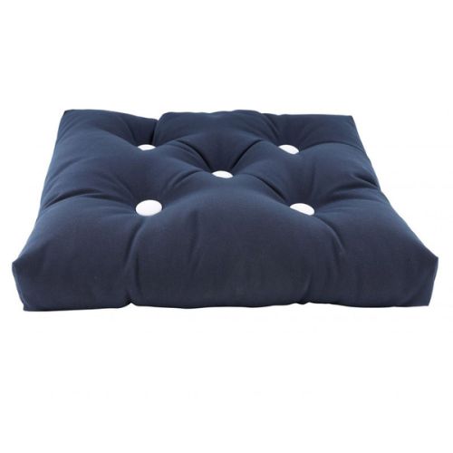 ARC Marine Bootkussen navy enkel met witte knopen € 27,50