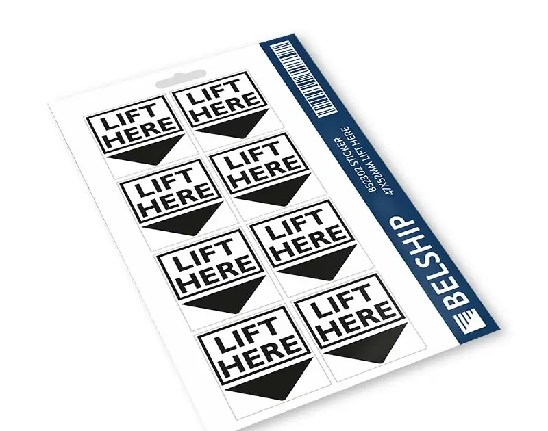 Belship Stickervel lift here € 8,65