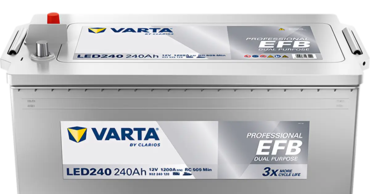 Varta Accu 230Ah DC semi tractie marine € 349,00