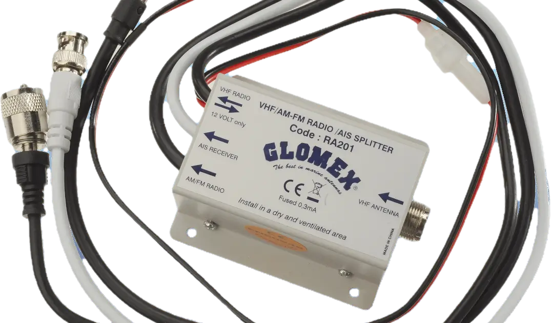 Glomex Splitter RA201 voor VHF/AIS/AM/FM € 96,95